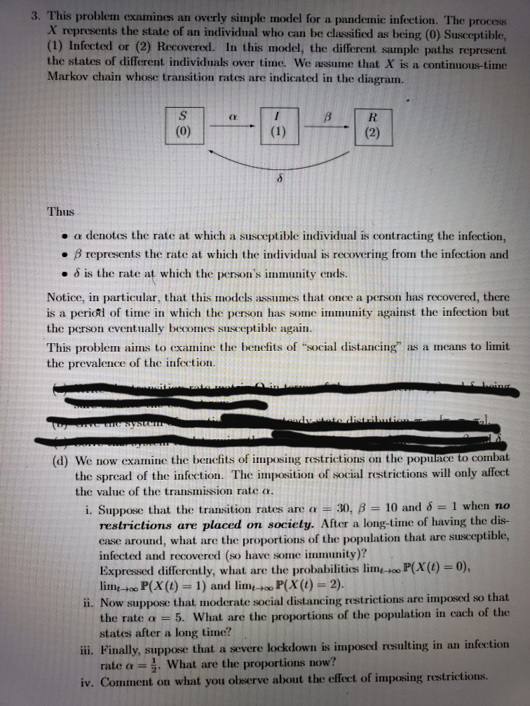 Solved 3. This problem examines an overly simple model for a | Chegg.com