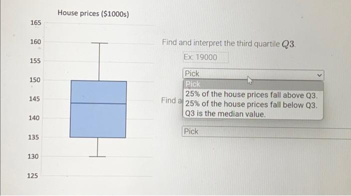 Solved Find and interpret the third quartile Q3 Pick Find | Chegg.com