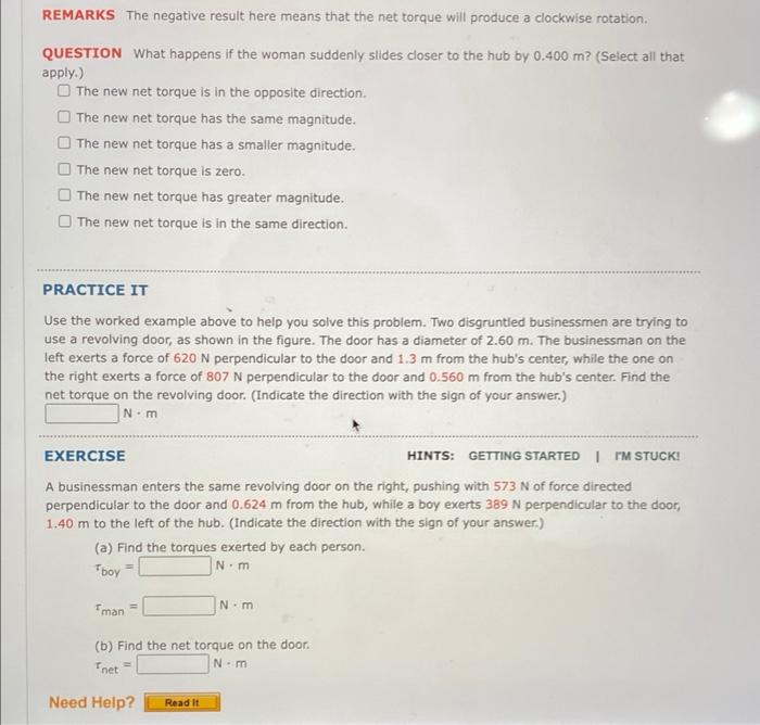 Solved GOAL Apply the basic definition of torque. PROBLEM | Chegg.com