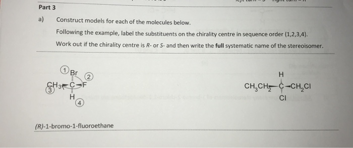 Solved Part 2 a) Construct two models of the compound | Chegg.com
