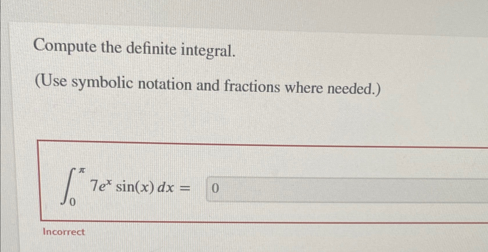 Solved Compute the definite integral.(Use symbolic notation | Chegg.com