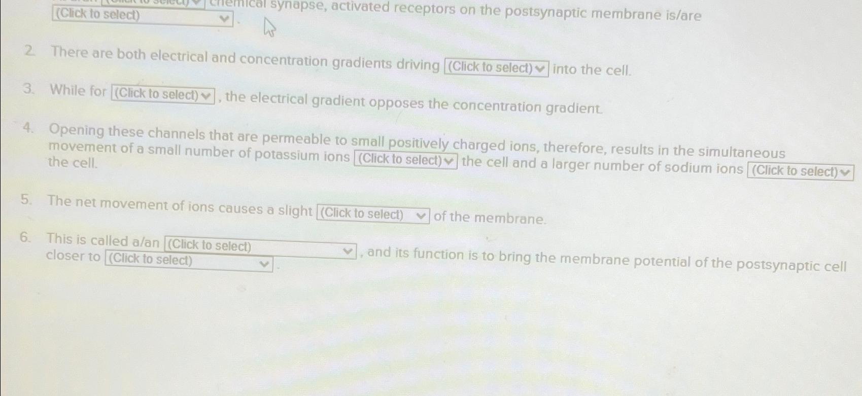 Concentration And Electric Gradient Diagrams Ena And Ek Conc