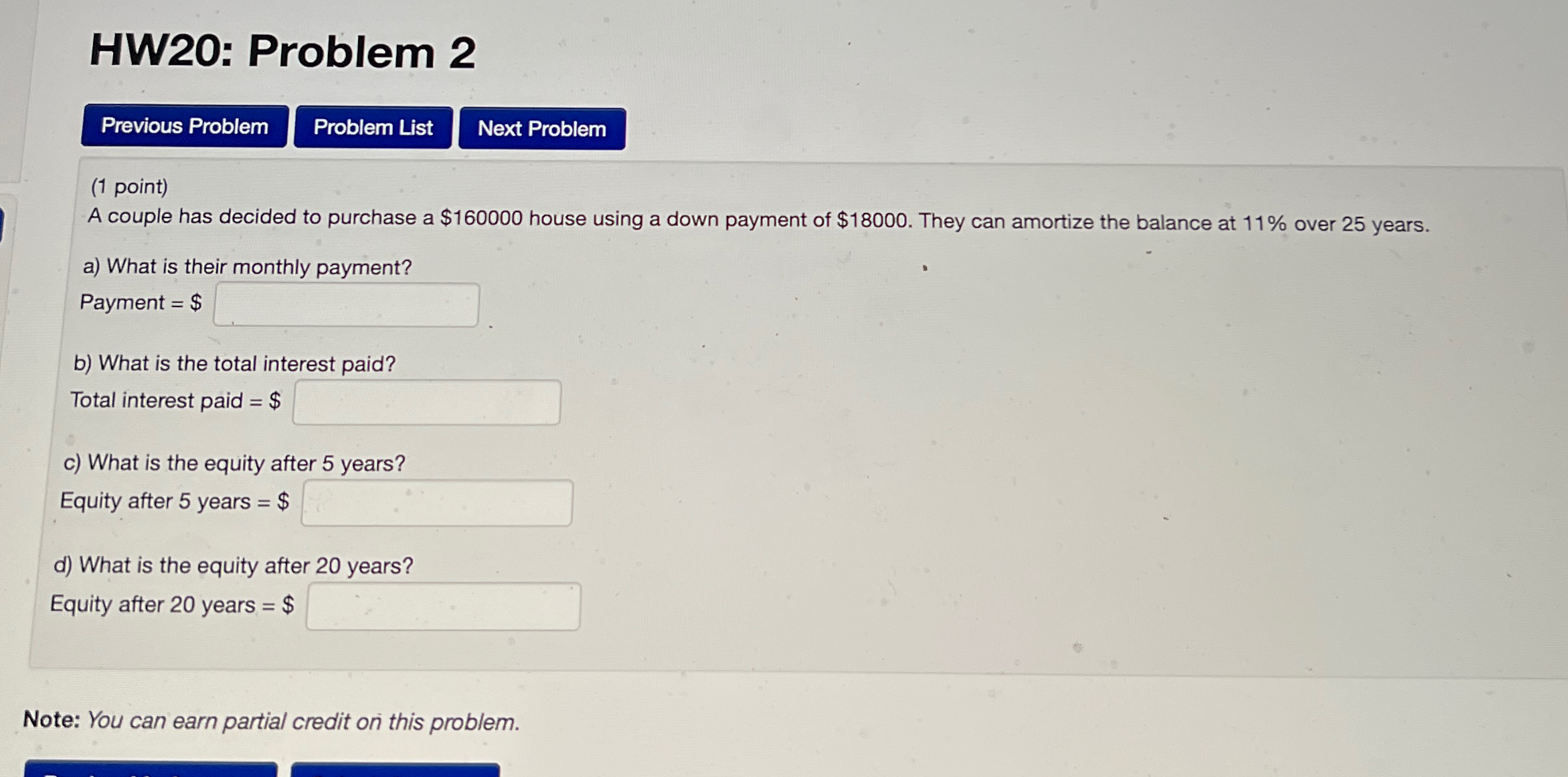 Solved HW20: Problem 2(1 ﻿point)A couple has decided to | Chegg.com