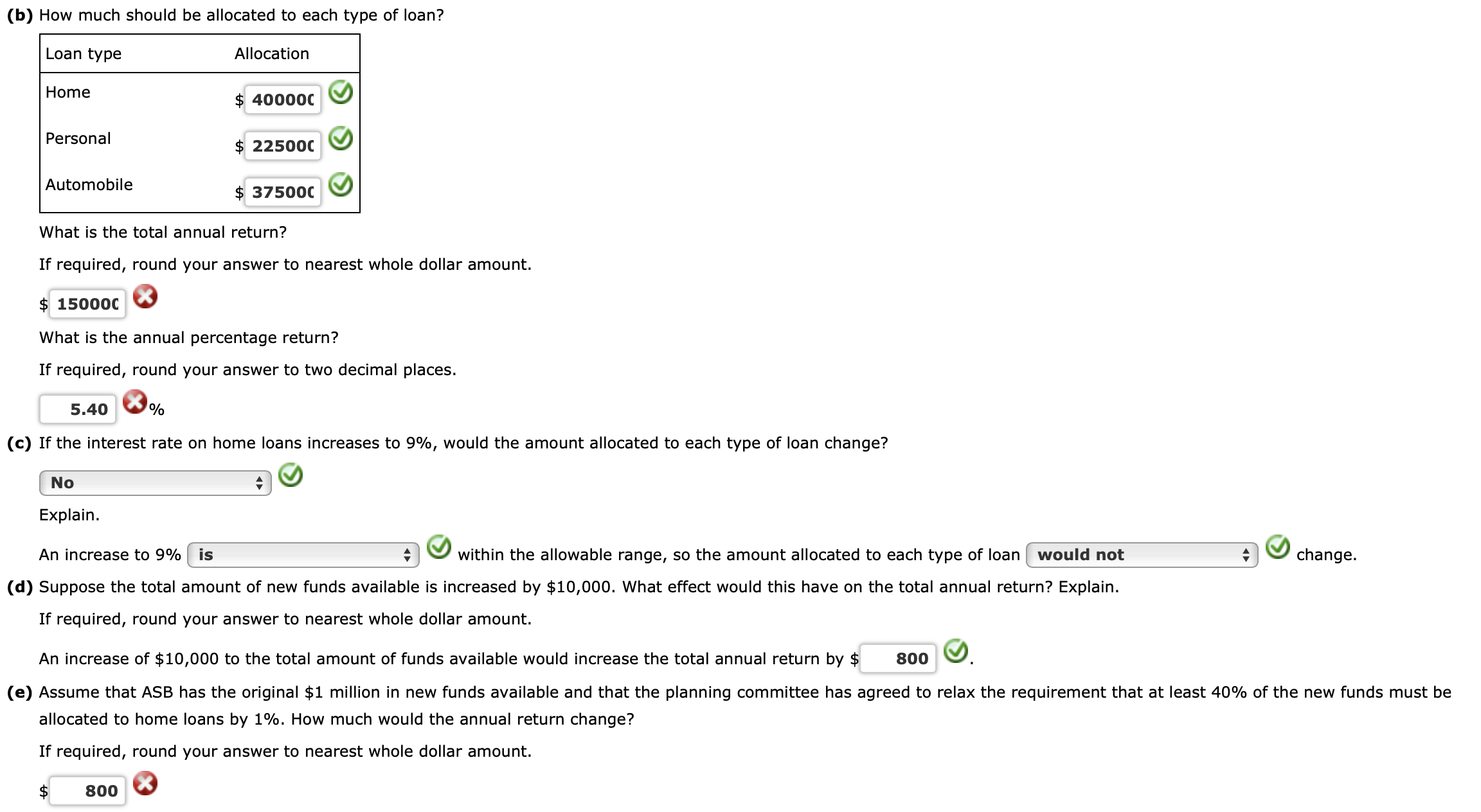 Solved (b) ﻿How much should be allocated to each type of | Chegg.com