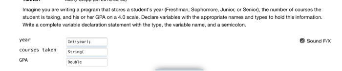 Solved Imagine you are writing a program that stores a | Chegg.com