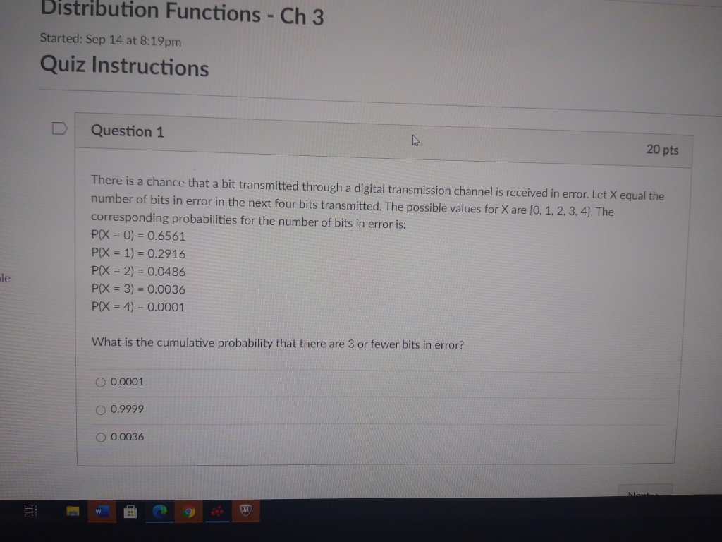 Solved Distribution Functions - Ch 3 Started: Sep 14 at | Chegg.com