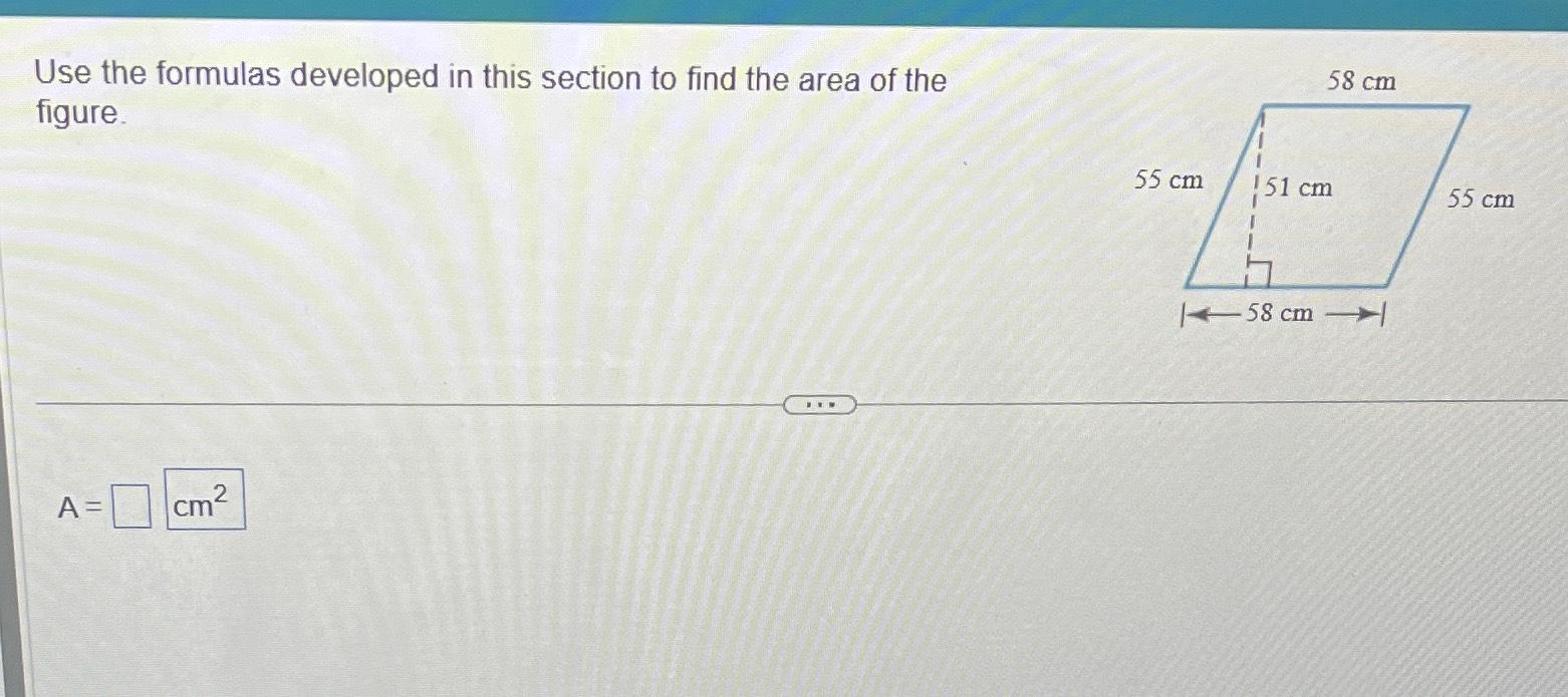 Solved Use the formulas developed in this section to find | Chegg.com
