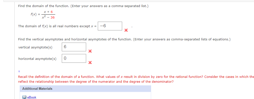 Solved Find the domain of the function. (Enter your answers | Chegg.com