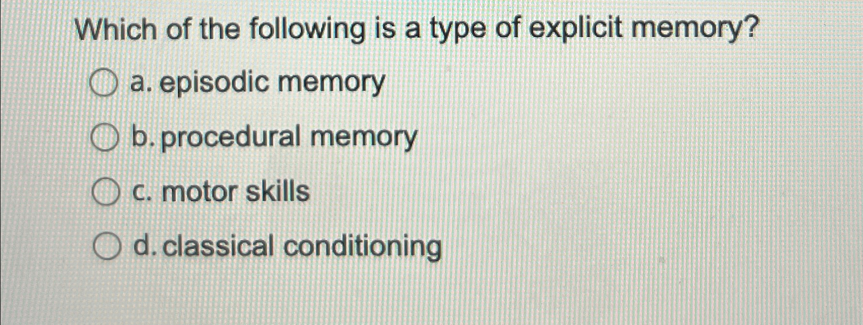 Solved Which of the following is a type of explicit | Chegg.com