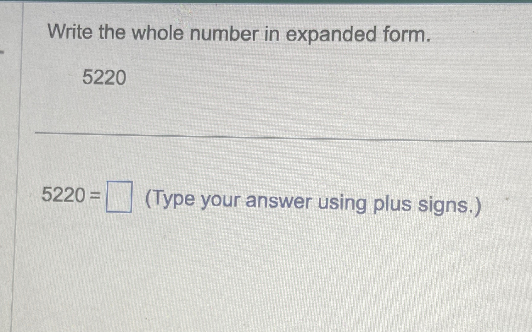 Solved Write the whole number in expanded | Chegg.com
