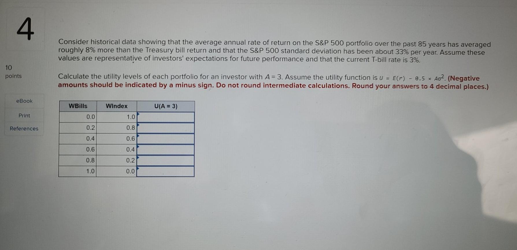 Solved 4 Consider historical data showing that the average | Chegg.com