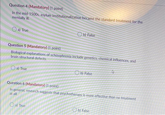Solved Question 4 (Mandatory) (1 point) In the mid-1500s, | Chegg.com
