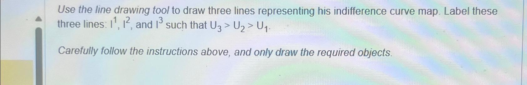Solved Use the line drawing tool to draw three lines | Chegg.com