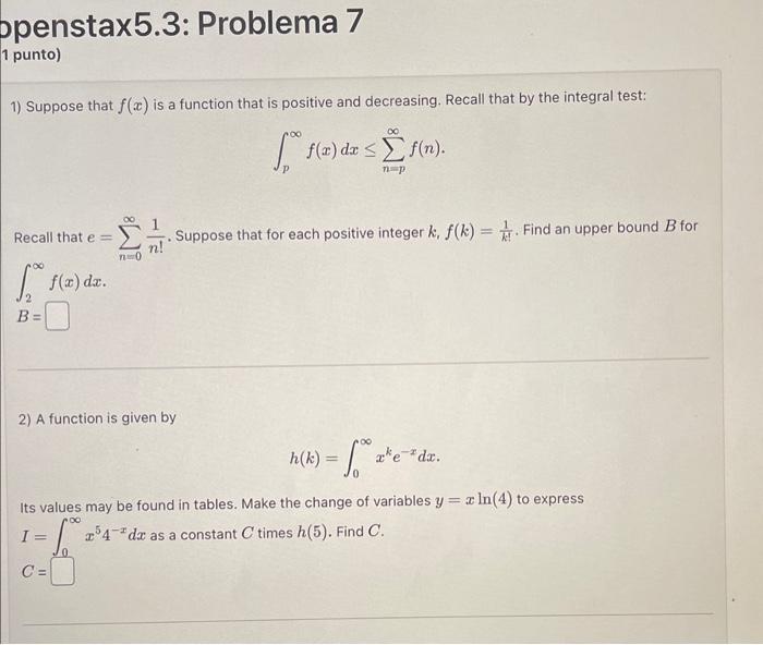 1) Suppose that f(x) is a function that is positive | Chegg.com