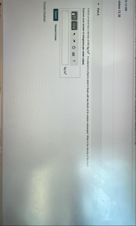 Solved Ch 13 ﻿HWoblem 13.30PartA Express your answer in | Chegg.com