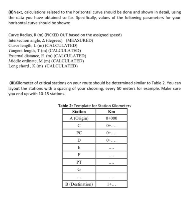 HIGHWAY DESIGN PROCESS FOR THIS PROJECT: 1. | Chegg.com