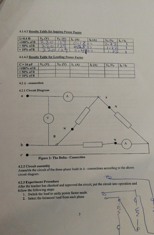 Solved Experiment #1: Balanced Three-Phase Circuits Part | Chegg.com
