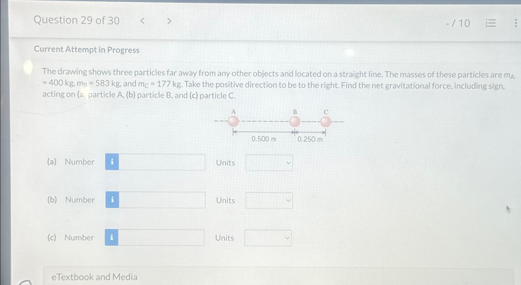 Solved Question 29 ﻿of 30-10Current Attempt in ProgressThe | Chegg.com