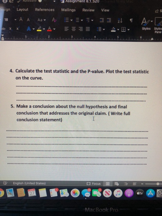 Solved Insert Format Tools Table AutoSave . Design Layout | Chegg.com