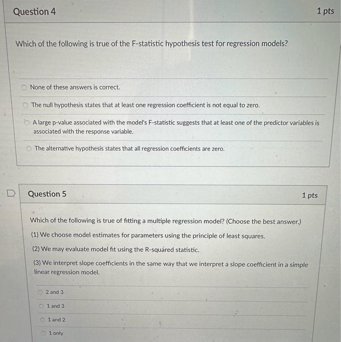 Solved The following output is from a regression model that | Chegg.com