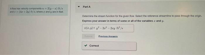 Solved part B, select the plot for the streamline that | Chegg.com