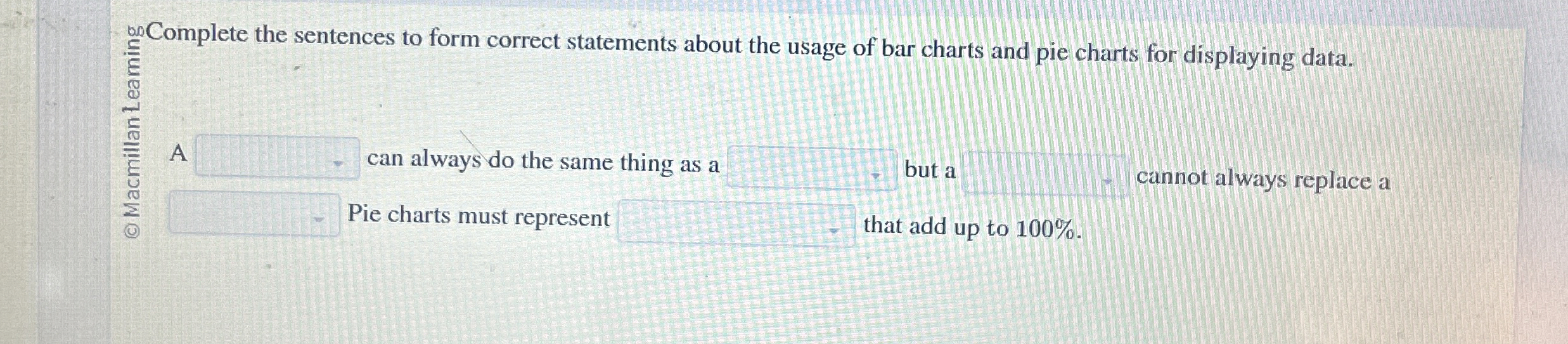 Solved 55 ﻿Complete the sentences to form correct statements | Chegg.com