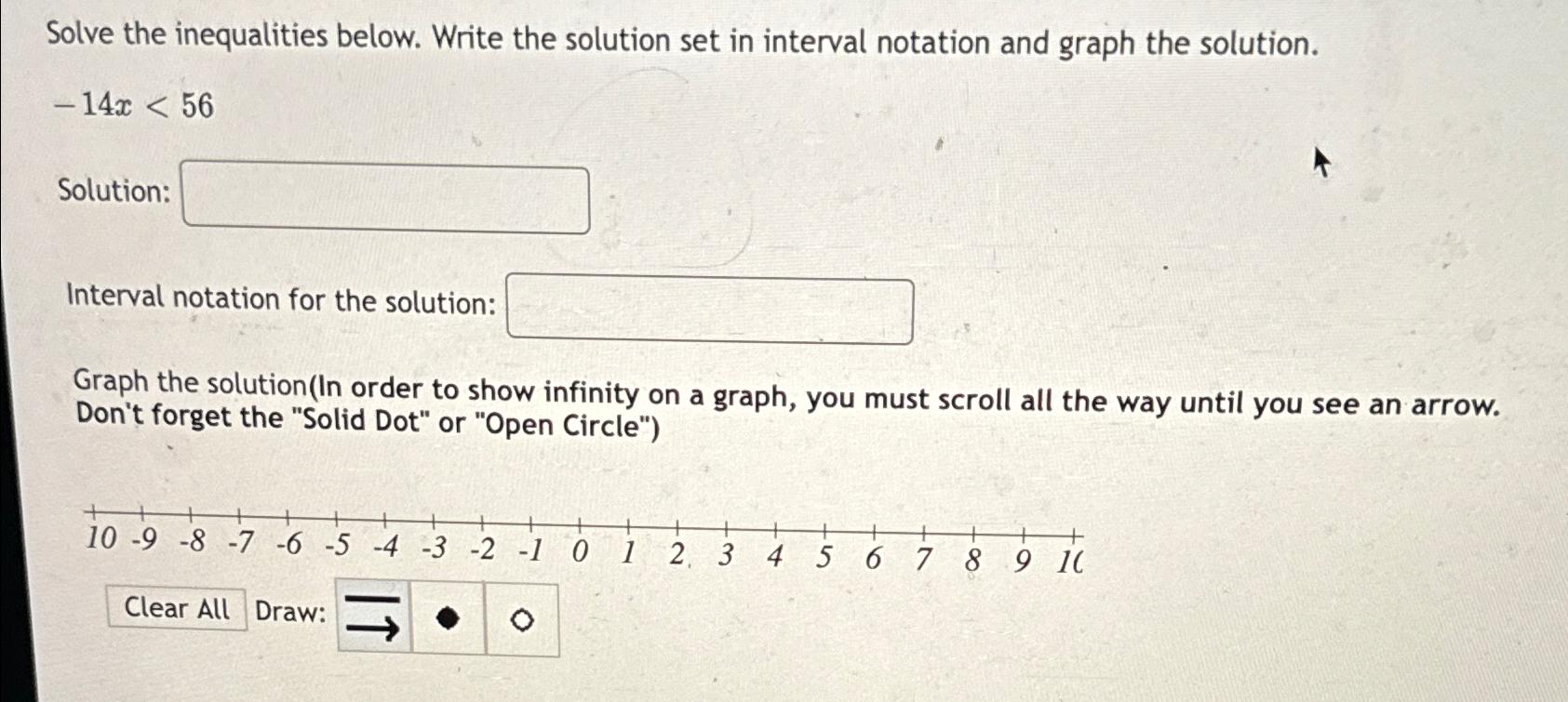 Solved Solve the inequalities below. Write the solution set | Chegg.com