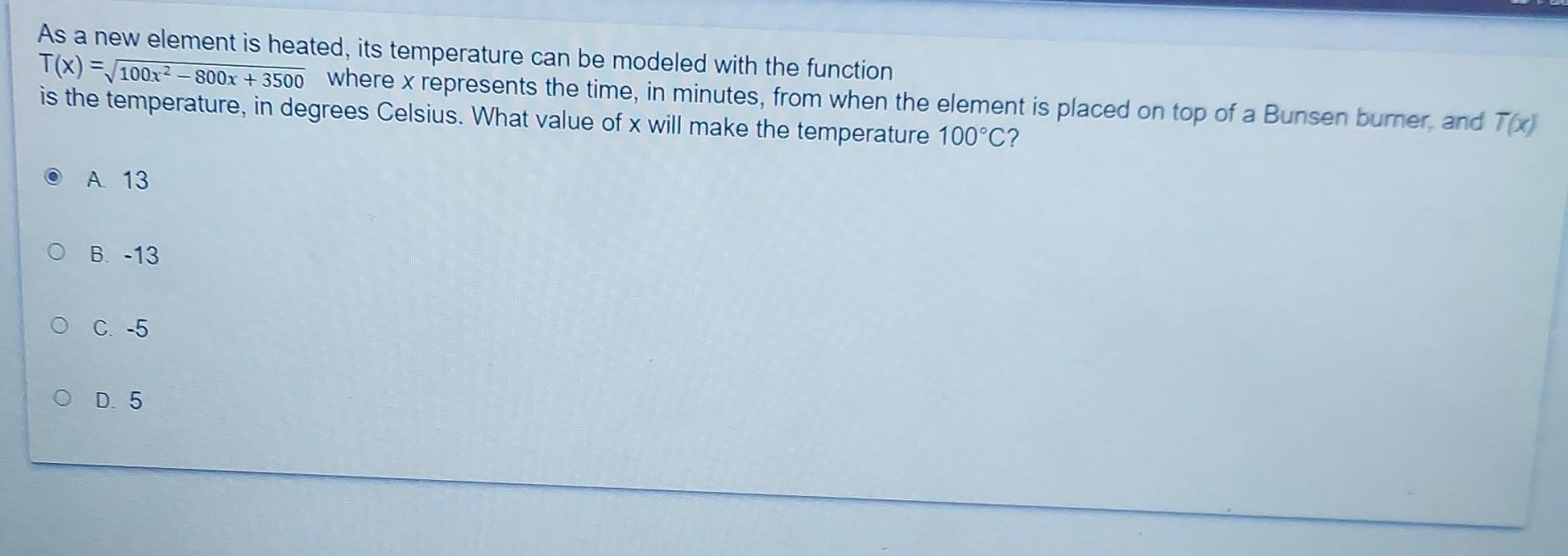 Solved As a new element is heated, its temperature can be | Chegg.com