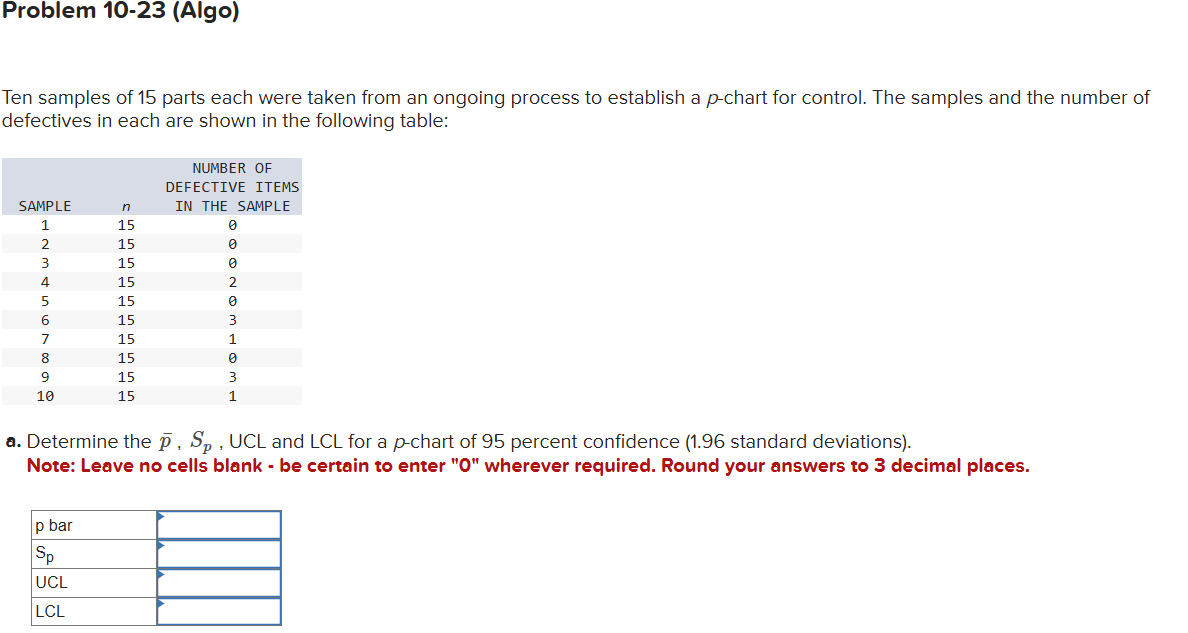 Solved Round your answers to 3 ﻿decimal places. | Chegg.com