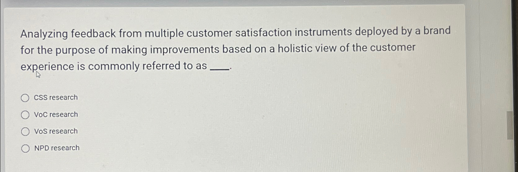 Solved Analyzing feedback from multiple customer | Chegg.com