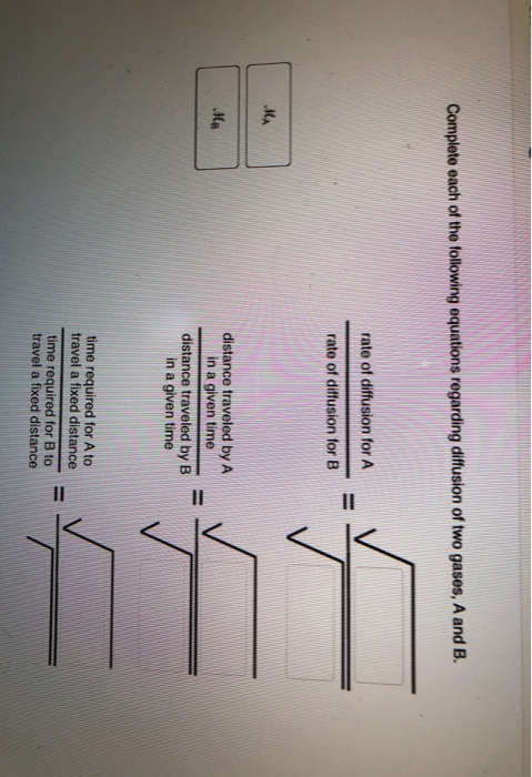 Solved Complete each of the following equations regarding | Chegg.com