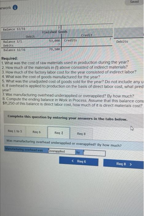 Solved Problem 3-11 (Algo) T-Account Analysis of Cost Flows | Chegg.com