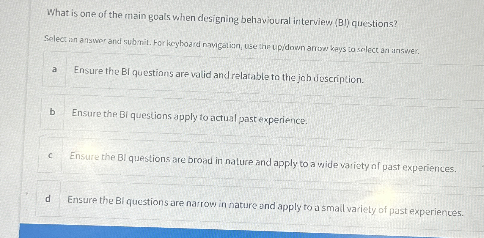 Solved What is one of the main goals when designing | Chegg.com