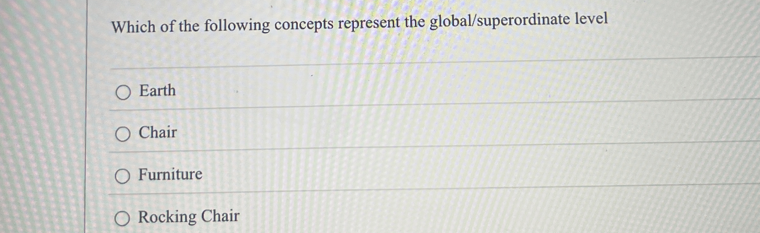 Solved aWhich of the following concepts represent the | Chegg.com