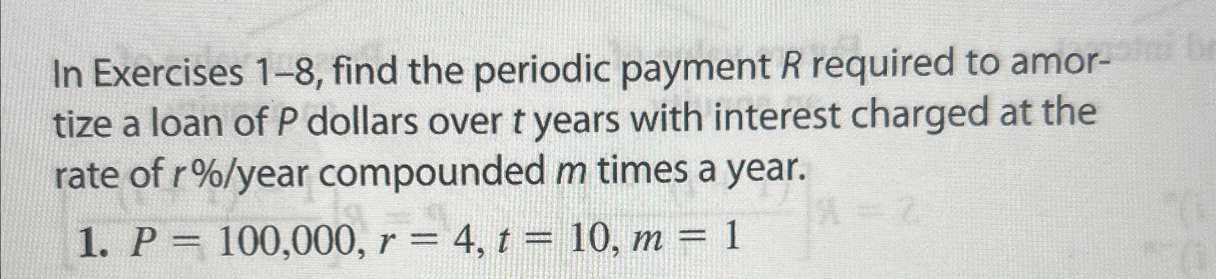 Solved In Exercises 1-8, ﻿find the periodic payment R | Chegg.com