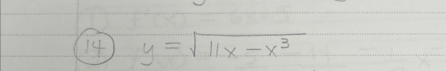 Solved Find the first derivative:(1) y=11x-x32 | Chegg.com