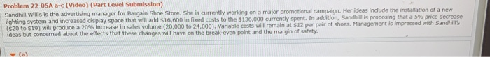 Solved Problem 22-05A a-c (Video) (Part Level Submission) | Chegg.com