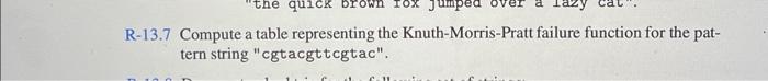 Solved -13.7 Compute a table representing the | Chegg.com