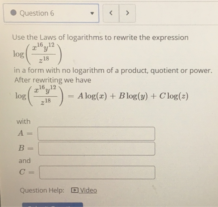 Solved Question 1 Convert the exponential equations into | Chegg.com