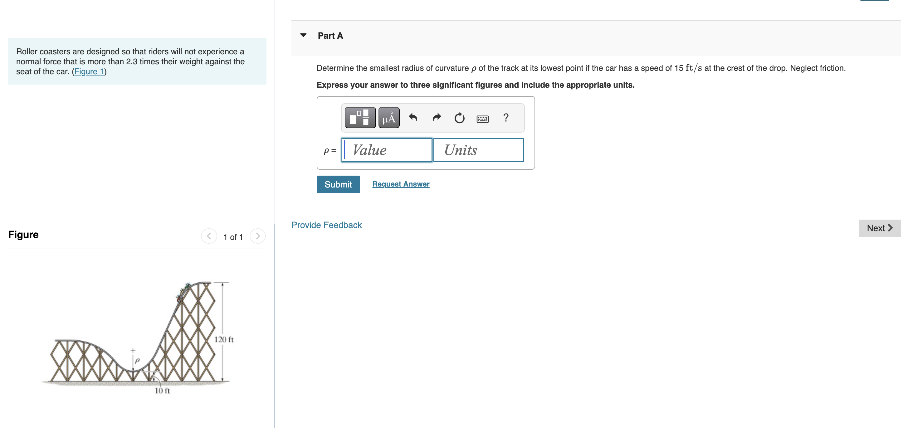 Solved Part ARoller coasters are designed so that riders | Chegg.com