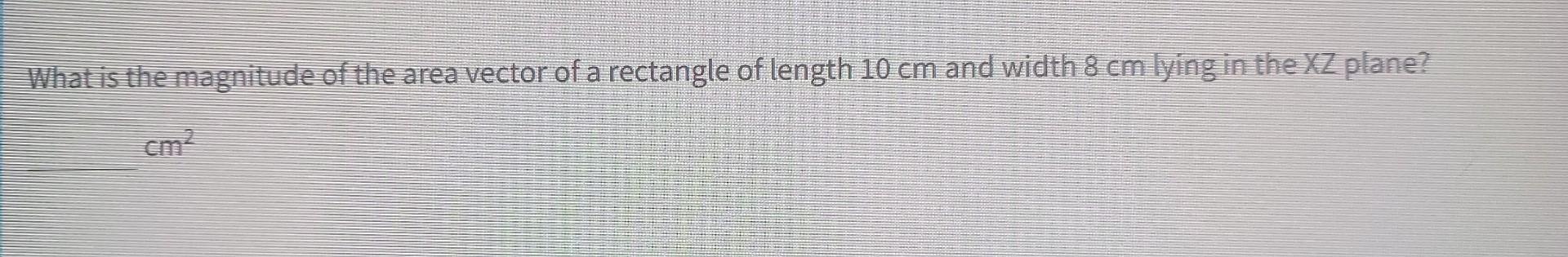 Solved What is the magnitude of the area vector of a | Chegg.com