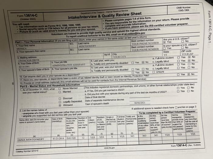 schedules, or worksheets. Answer the question, | Chegg.com