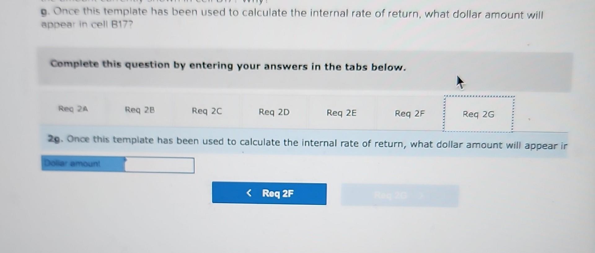 Excel Analytics 14-1 (Static) Internal Rate of Return | Chegg.com