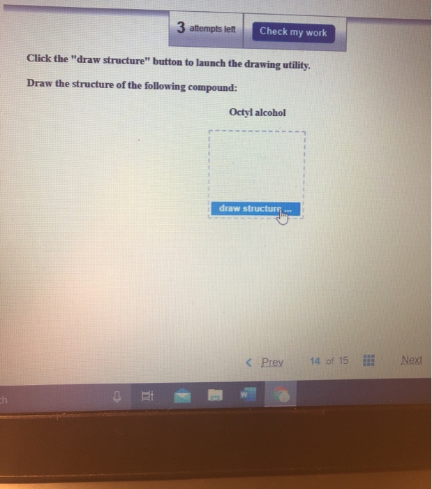 Solved 3 attempts lett Check my work Click the "draw | Chegg.com