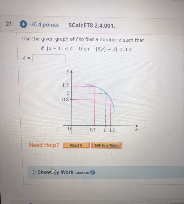 Solved 21. + -70.4 points SCalcET8 2.4.001. Use the given | Chegg.com