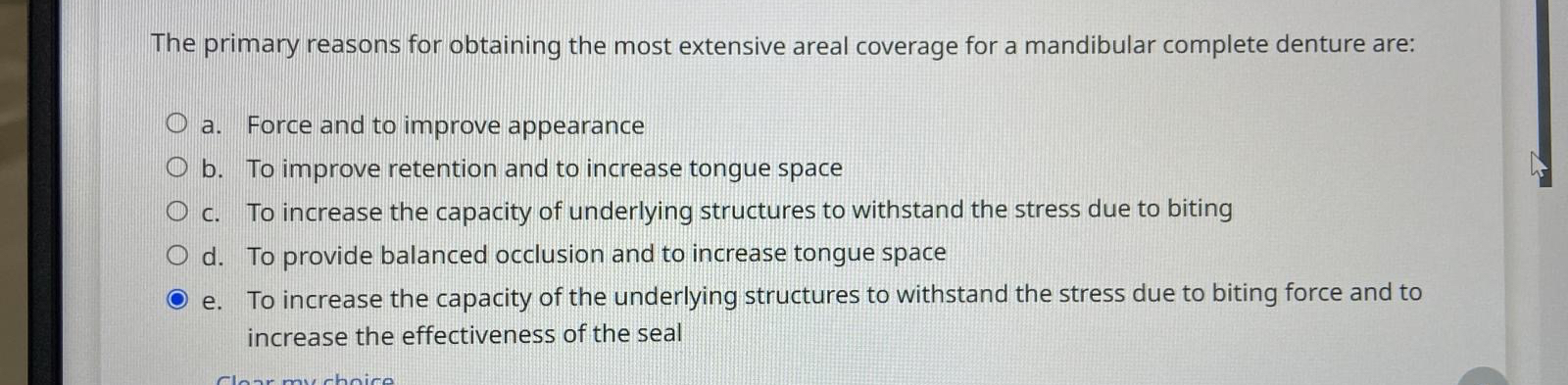 Solved The primary reasons for obtaining the most extensive | Chegg.com