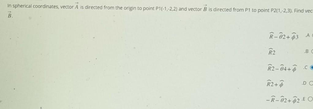 Solved Find vector B and there is 5 choose what is it the | Chegg.com