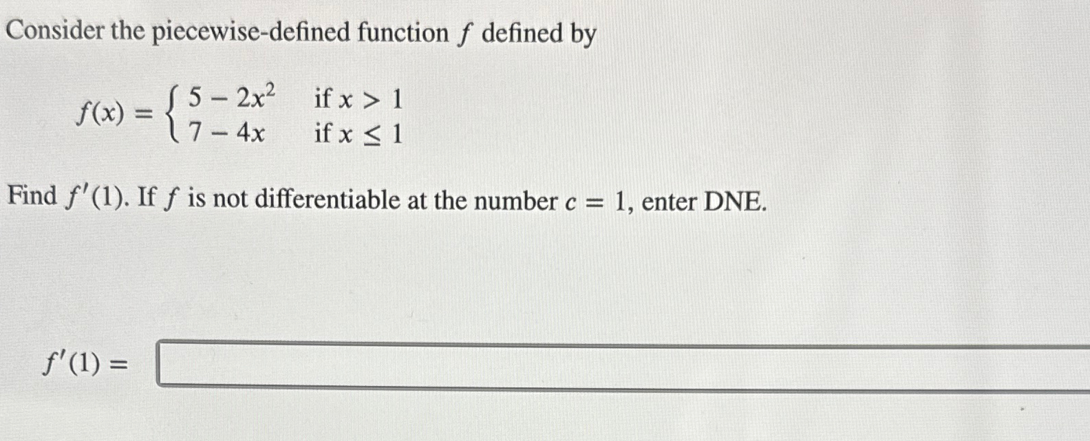 Solved Consider the piecewise-defined function f defined | Chegg.com Solved Consider the piecewise-defined function f defined | Chegg.com