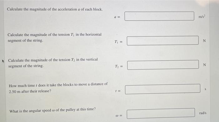 Solved A block with mass m_{1} = 2.00kg rests on a | Chegg.com