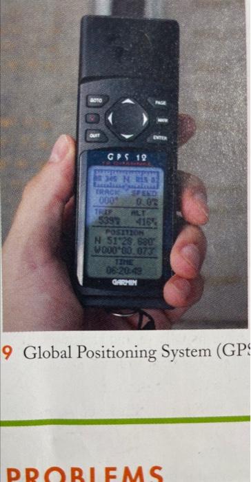 Solved The Global Positioning System (GPS) used by | Chegg.com